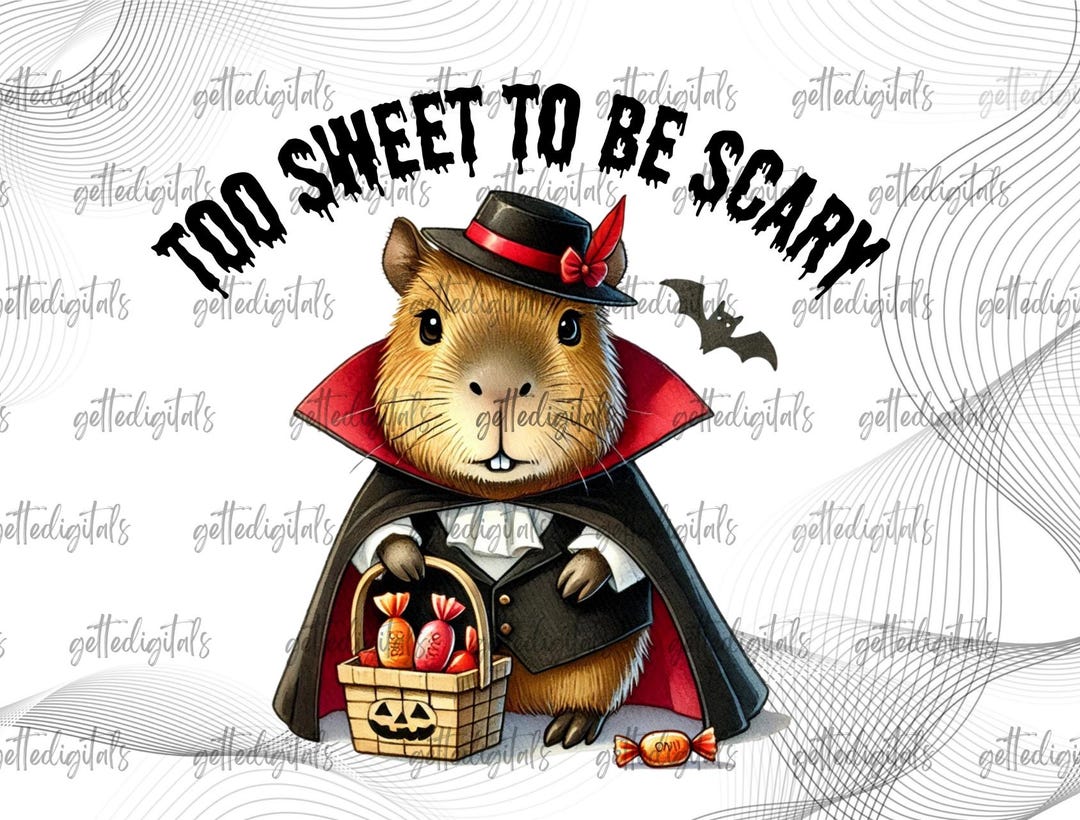 Too Sweet to Be Scary PNG - Trick or Treat Png, Funny Halloween Png ...