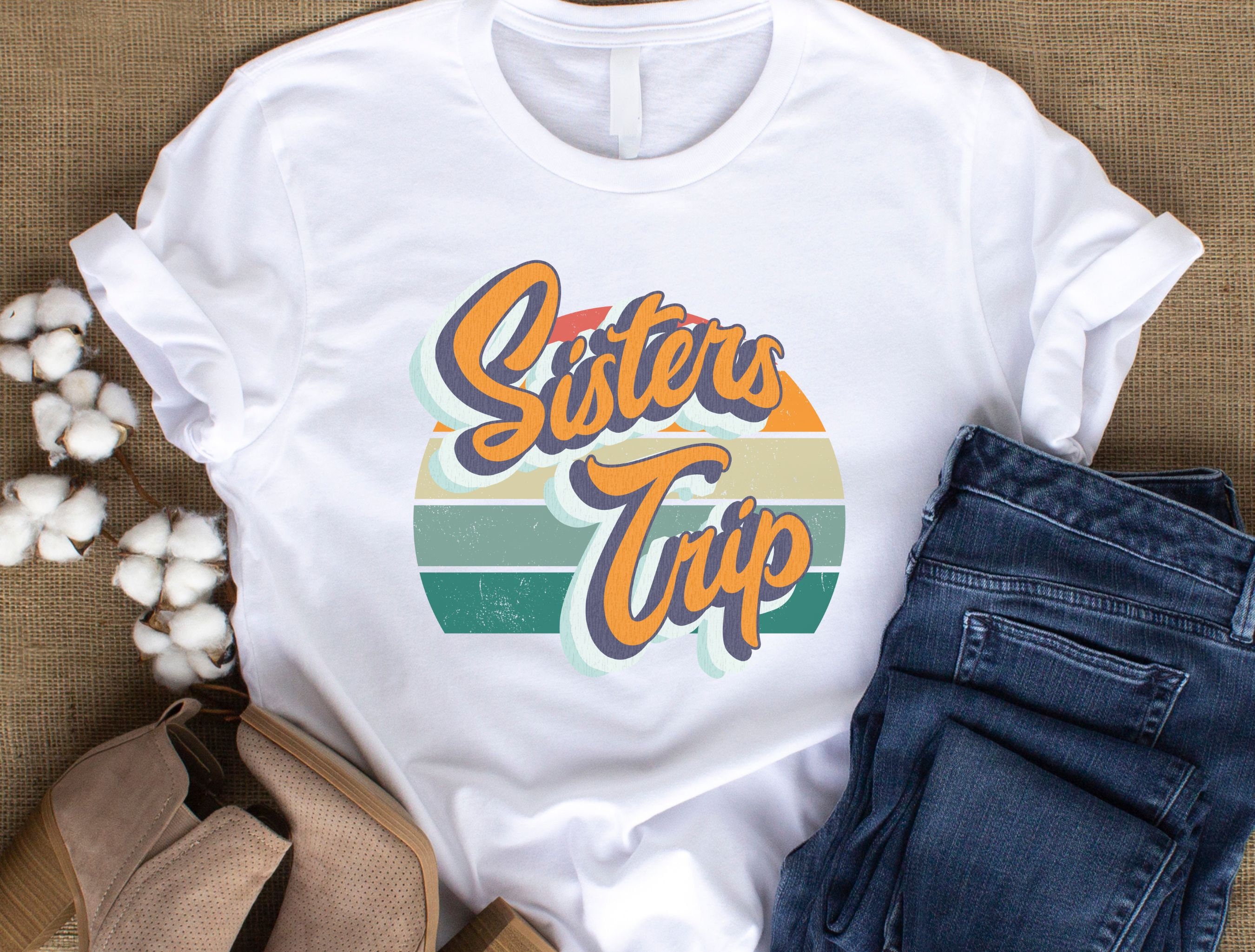 Girls Trip PNG, Sisters on the Loose, Sisters Trip Shirt PNG, Sister ...