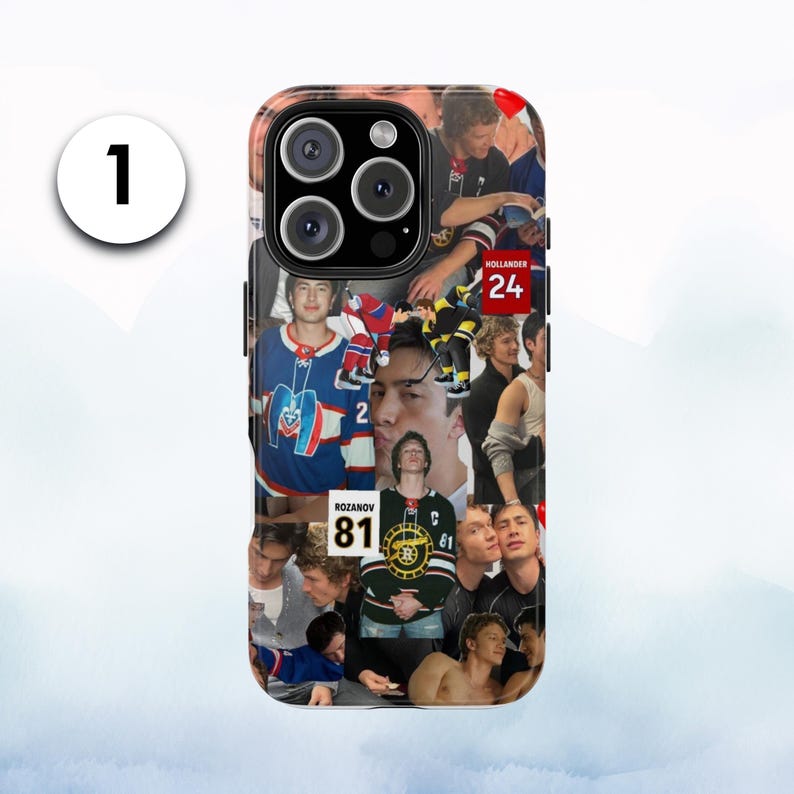Heated Rivalry Hockey Phone Case, Rozanov & Hollander, Tough Dual Layer ...