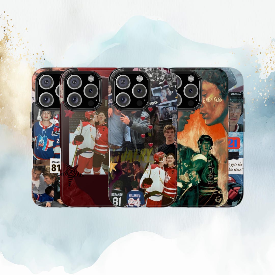 Heated Rivalry Hockey Phone Case, Rozanov & Hollander, Tough Dual Layer ...