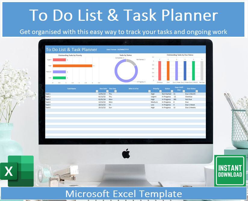 To Do List Template I Work Tracking Planner I Editable to Do List I ...
