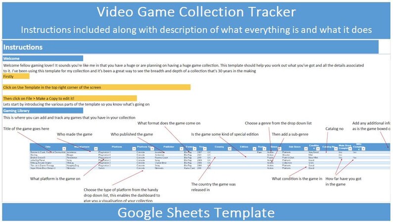 Video Game Collection Tracker Library for Games & Hardware Google ...