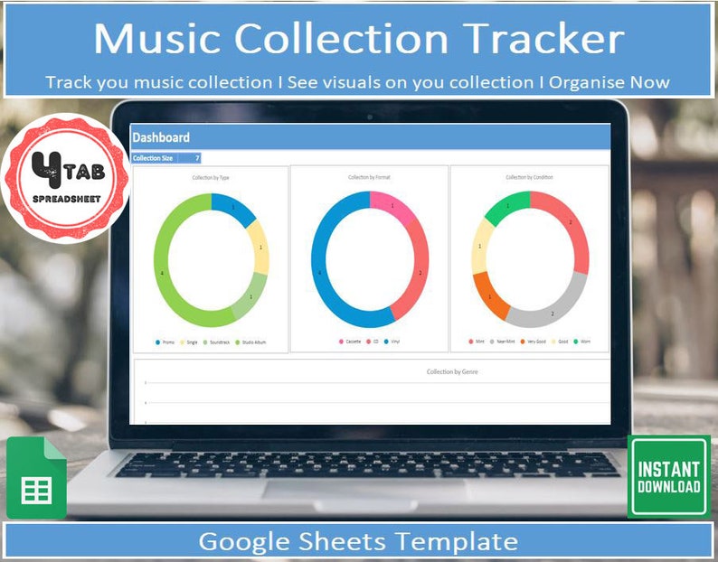 Music Collection Tracker Library for Vinyl Tape CD and - Etsy