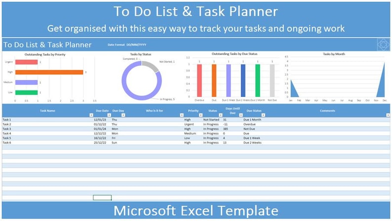 To Do List Template I Work Tracking Planner I Editable to Do List I ...