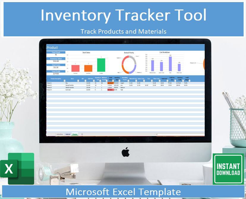 Microsoft Excel Inventory Template