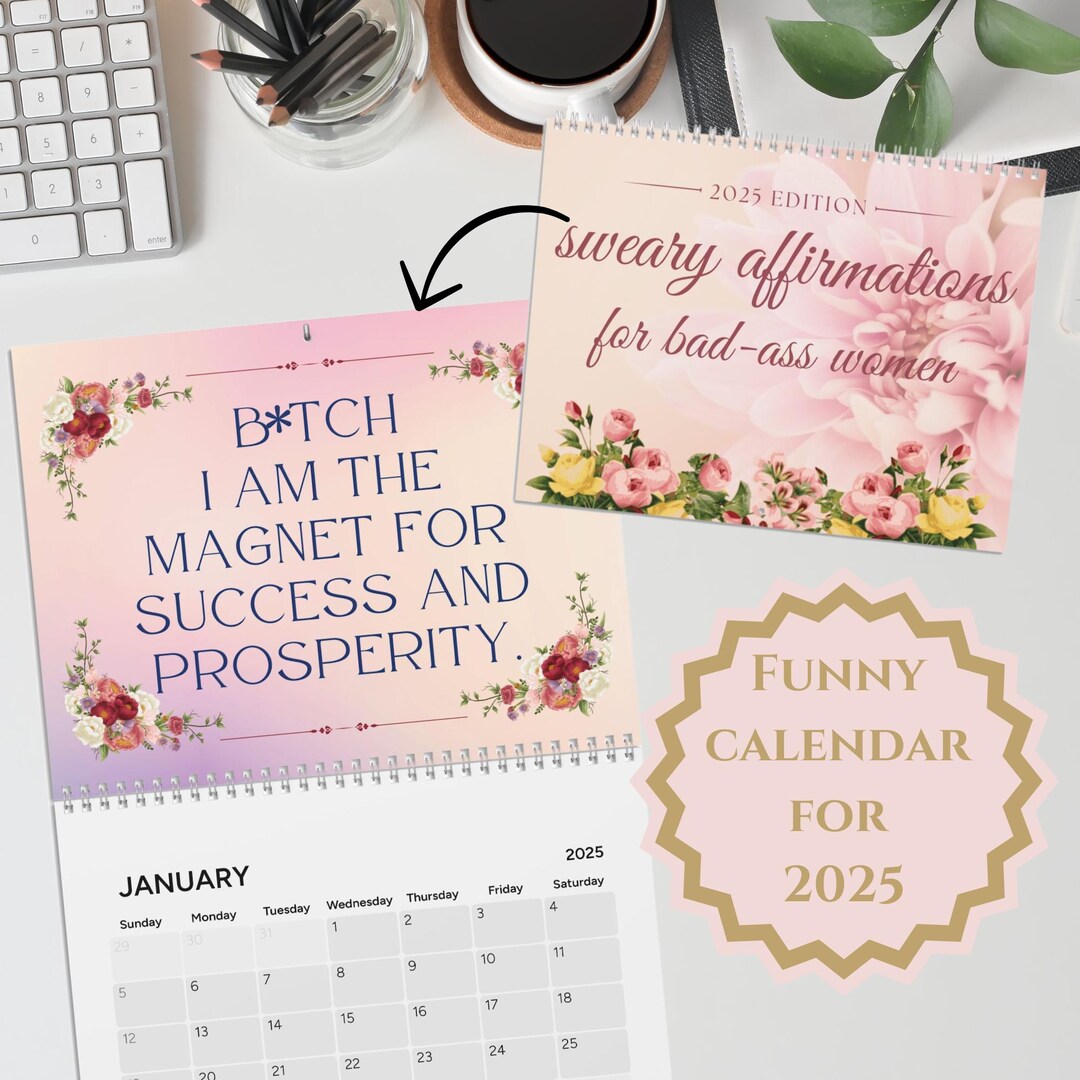 Empowerment Calendar 2025 - Affirmations for Badass Women ...