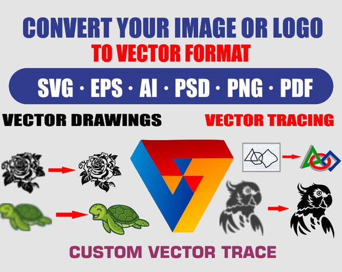 Photo to SVG Vector Drawings Custom Logo Recreation Vector Conversion ...
