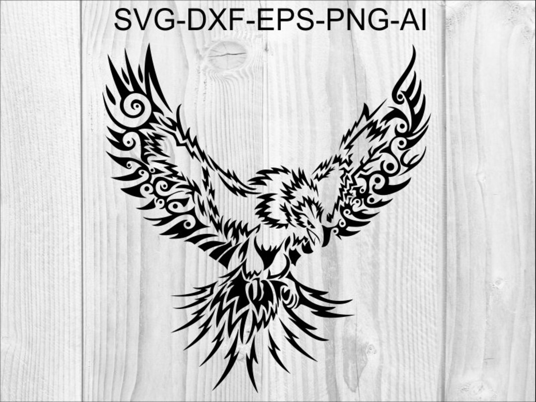 Phoenix SVG #2 Phoenix Clipart, Phoenix Cut Files for Silhouette, Files ...