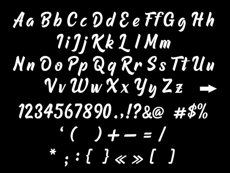 Alphabet SVG 3 Fonts Cutfile Calligraphy Font Svg - Etsy