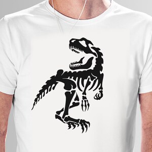 Dinosaurier SVG T-rex SVG Skelett Dino Tyrannosaur - Dinosaurier Plotterdatei Für Silhouette ...