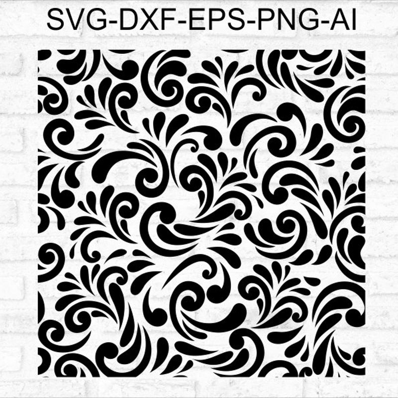 Floral Pattern Svg - Etsy