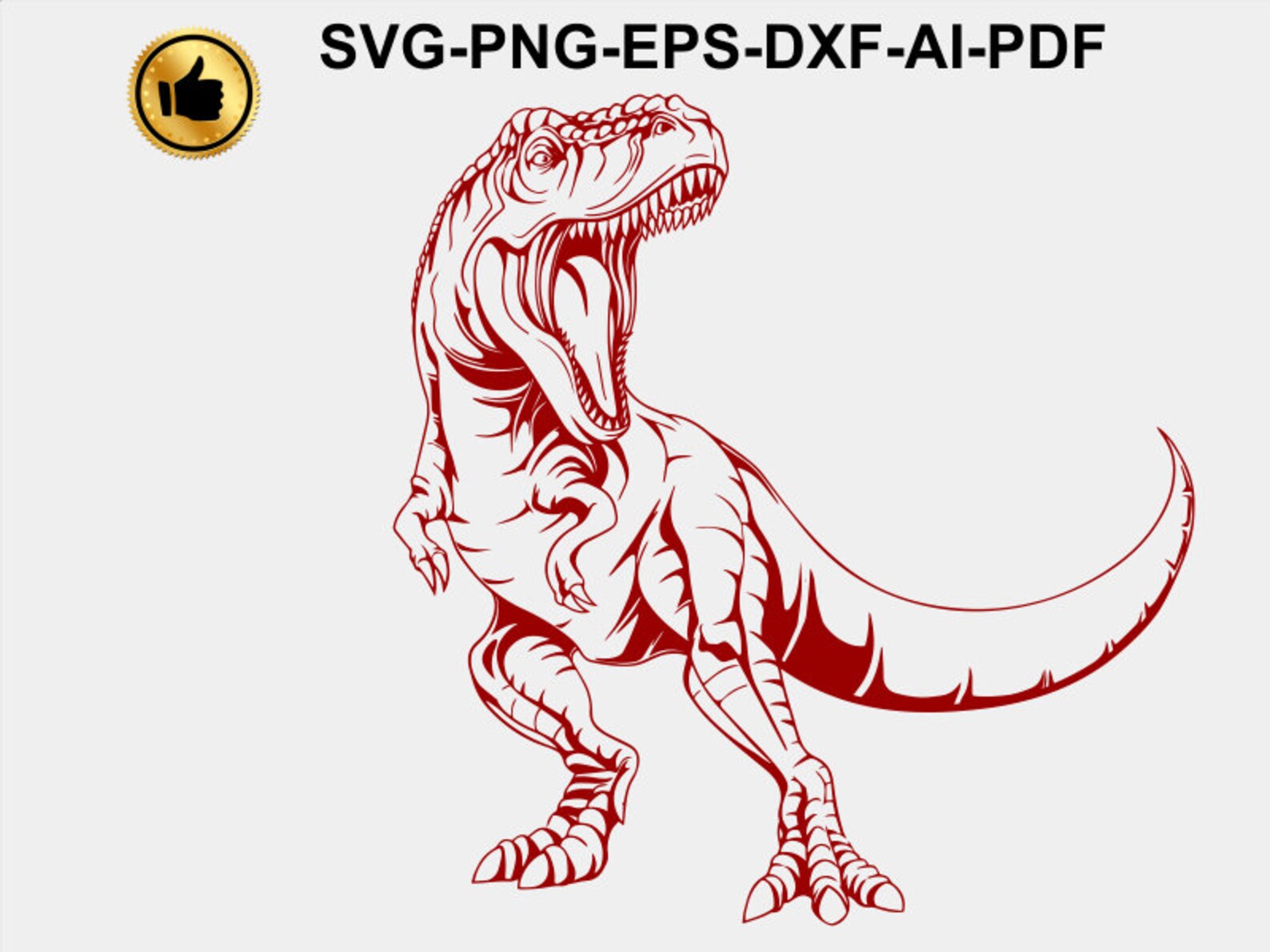 Dinosaur SVG T-rex Dinosaur SVG Tyrannosaurus Dinosaurs Cut - Etsy