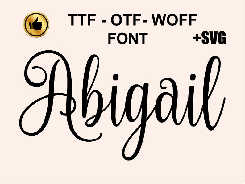 Lettering TTF Font 2 SVG Font Installable Font Otf Font - Etsy