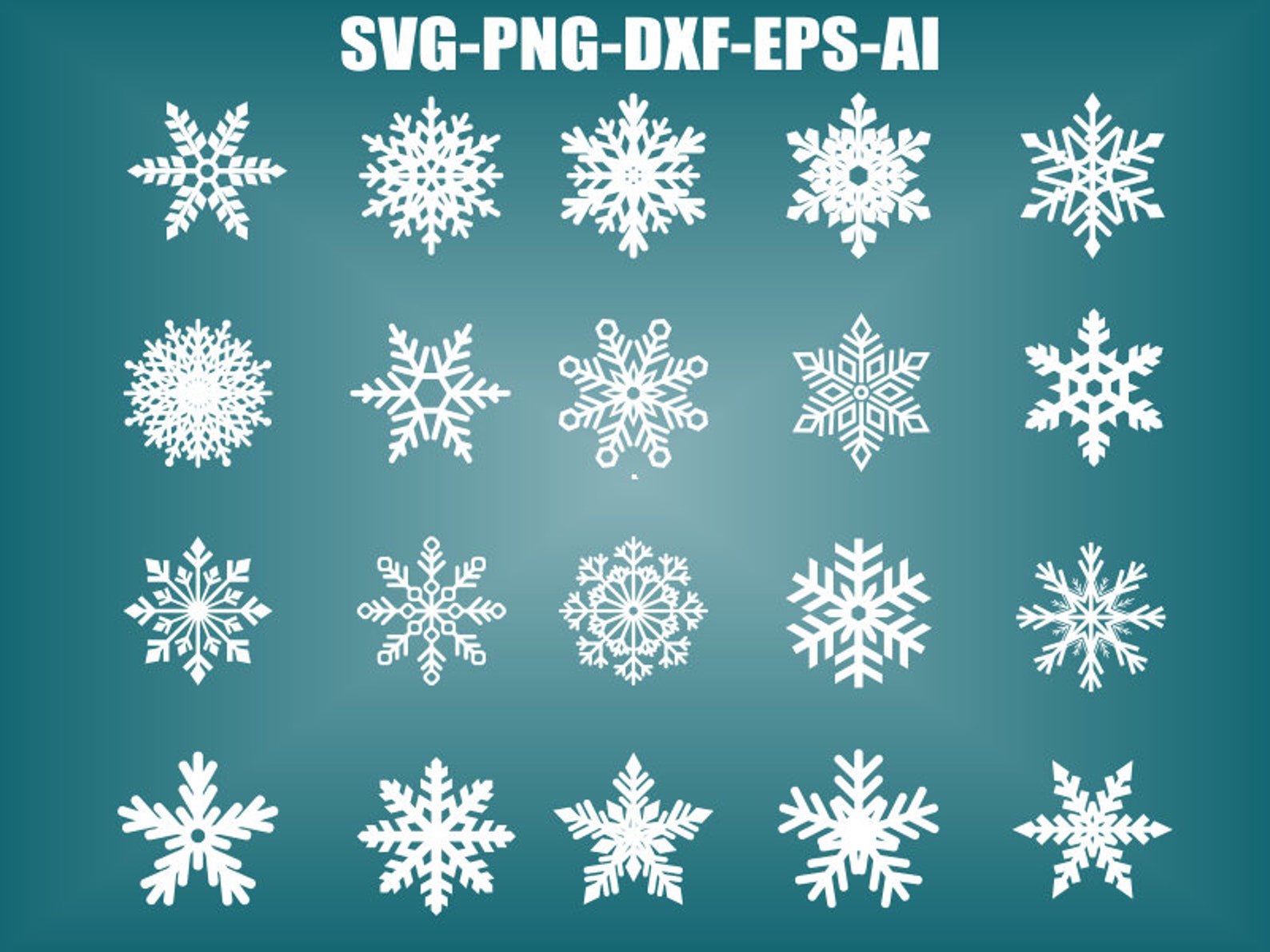 Snowflake Svg 6 Cut Files Snowflake Cricut Files Snowflake - Etsy