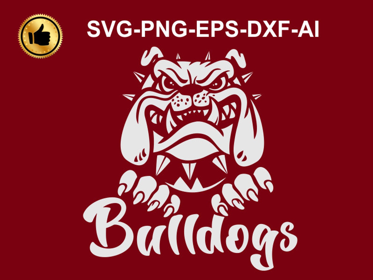 Bulldogs SVG 2 Bulldog SVG Bulldog Clipart Bulldog Cut Files - Etsy