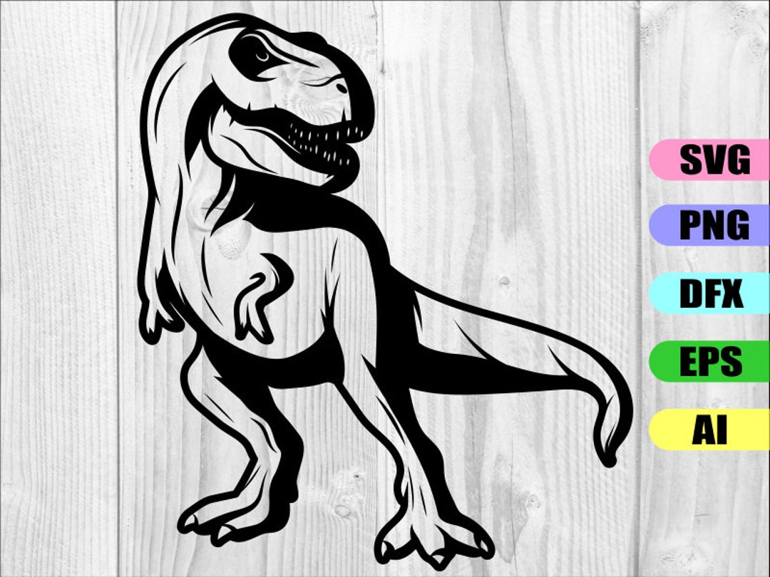 Dinosaur SVG #4 T-rex Dinosaur SVG Tyrannosaurus - Dinosaurs Cut Files ...