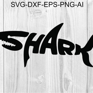 Shark SVG 5 Shark Attack Svg Dfx Eps Png, Print and Cut File for ...