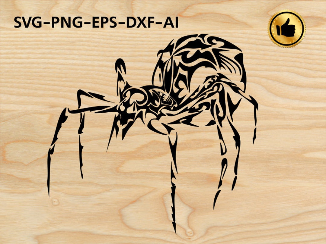 Spider SVG Spider T-shirt Spider Cricut Spider Tattoo Spider Silhouette ...