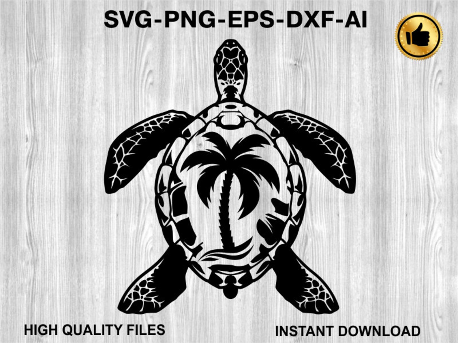 Tribal Sea Turtle SVG 2 Turtle Palm Svg Sea Turtle SVG Sea - Etsy