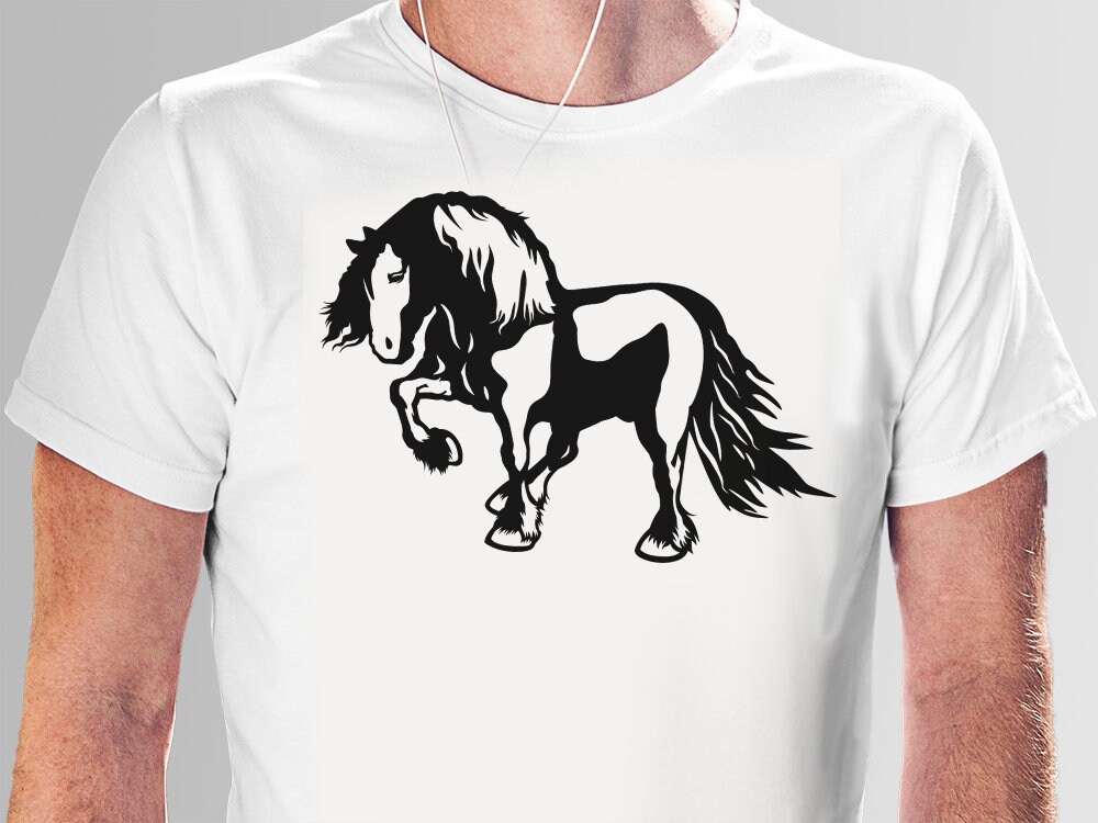 Horse SVG Gypsy Vanner Horse Horse Cut Files for Silhouette - Etsy ...
