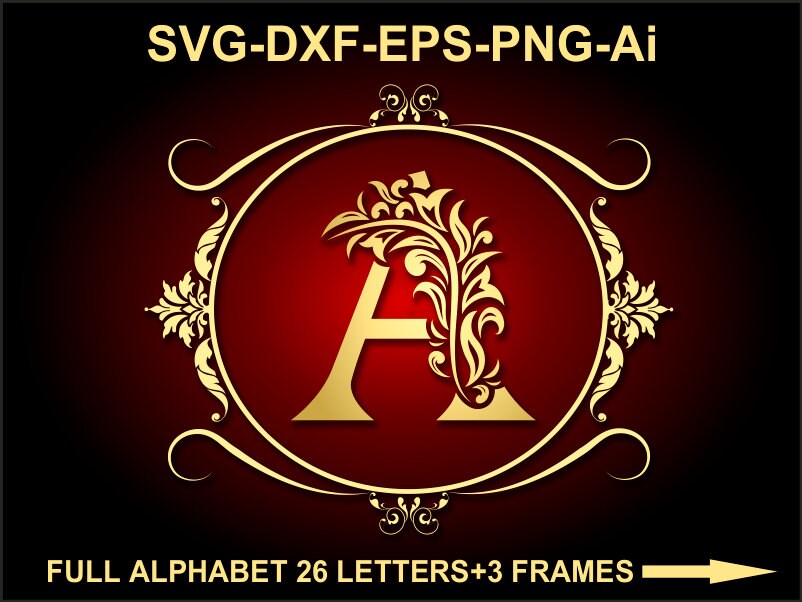 Split Monogram Svg 3 Monogram Svg Split Letter Svg Split - Etsy