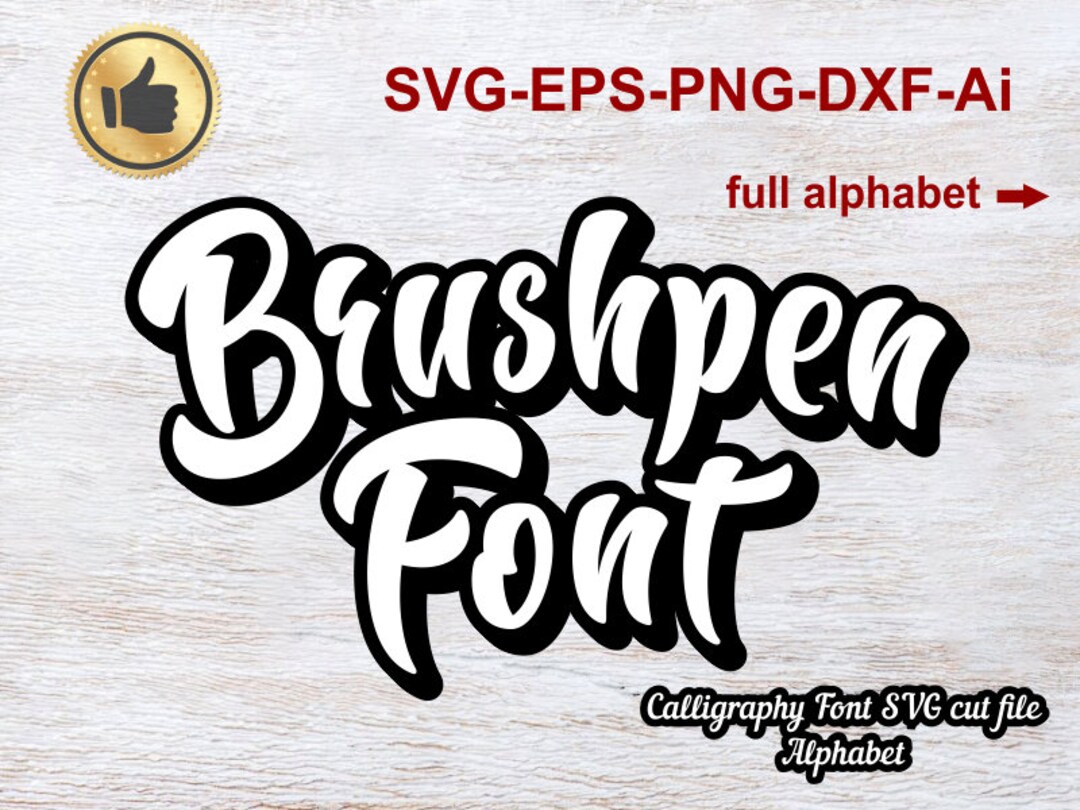 Alphabet SVG Fonts Cutfile, Calligraphy Font Svg, Handwritten Script ...