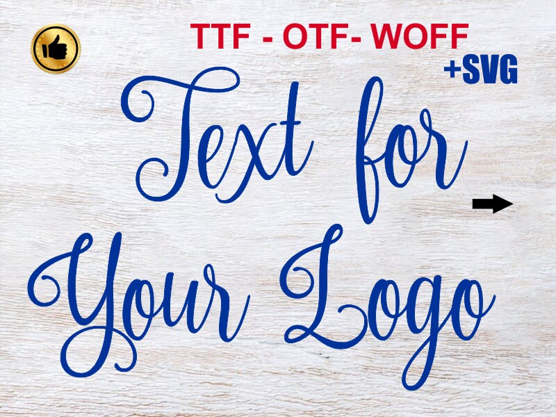 Lettering TTF Font 2 SVG Font Installable Font Otf Font - Etsy