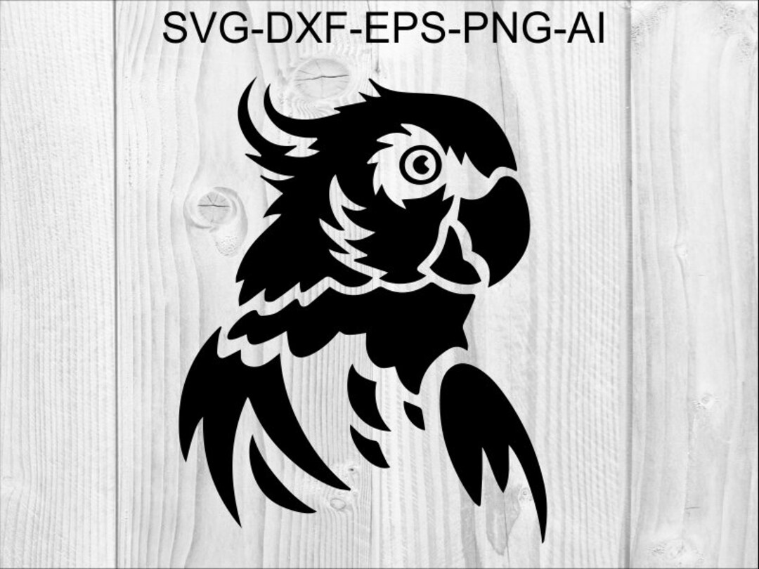 Parrot SVG #2 Parrot Cricut Parrot Clipart, Parrot Cut Files for ...
