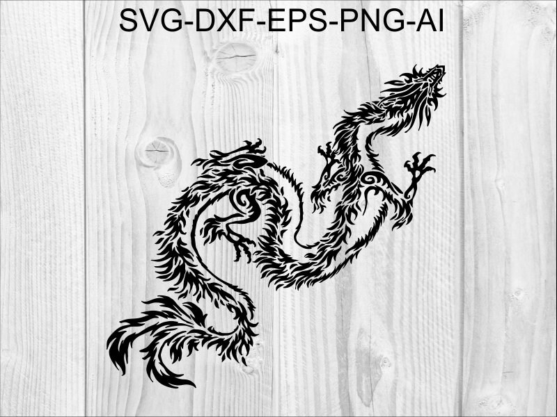 Dragon Design SVG 7 Dragon SVG Dragon T-shirt Dragon Clipart - Etsy