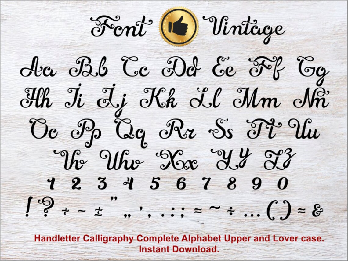 Alphabet SVG Fonts Cutfile Calligraphy Font Svg Handwritten - Etsy