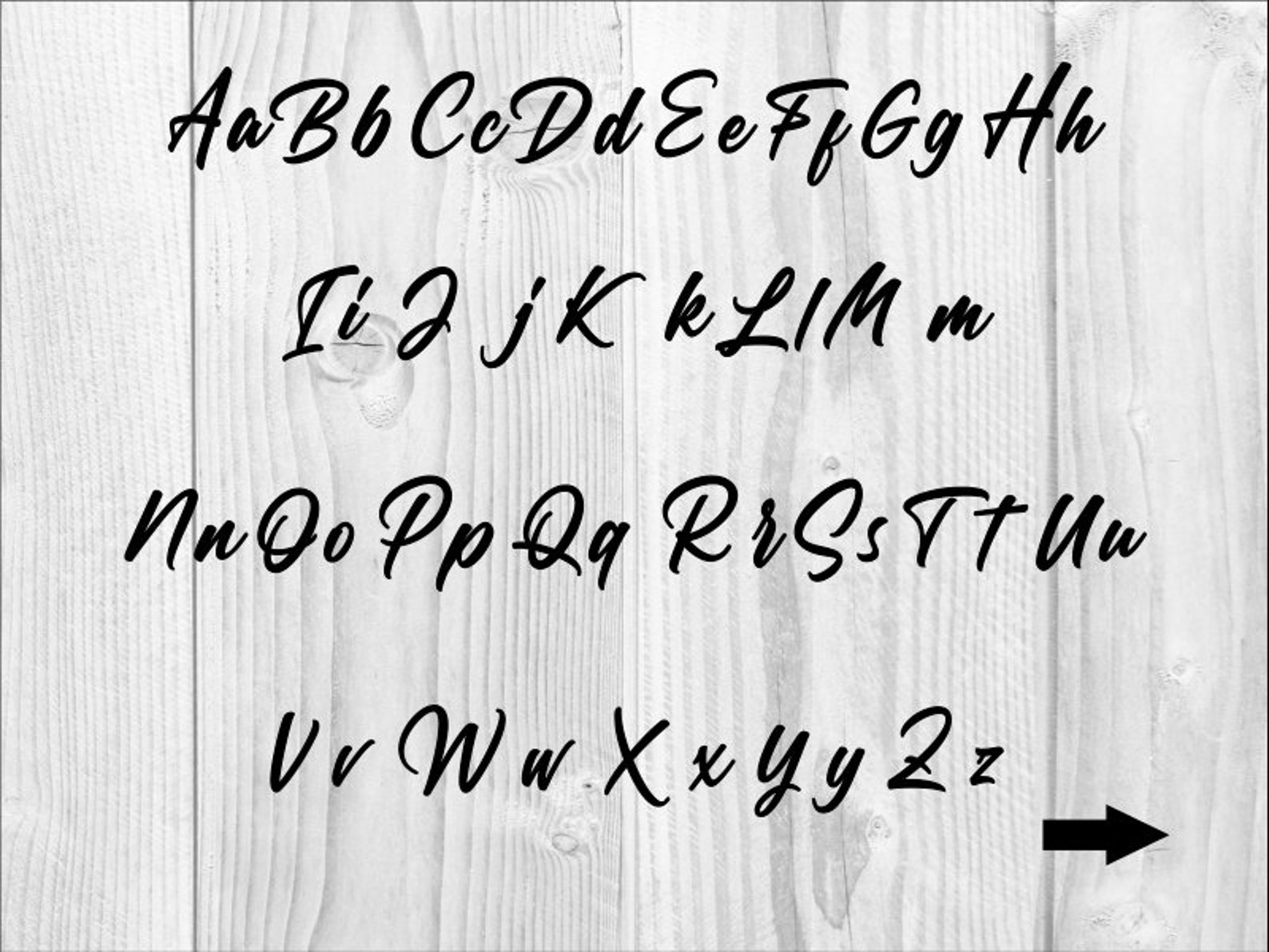 Alphabet SVG 5 Fonts Cutfile Calligraphy Font Svg - Etsy