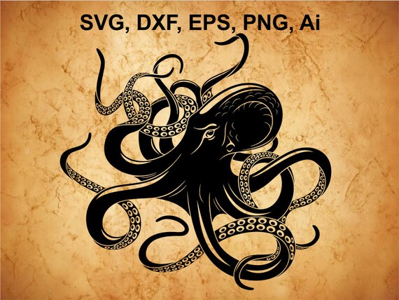 Octopus SVG Octopus Tentacles SVG Vector Octopus Tentacles - Etsy UK