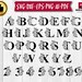 Flower Font SVG Flower Alphabet Svg Floral Font Svg Floral Letters A-Z ...
