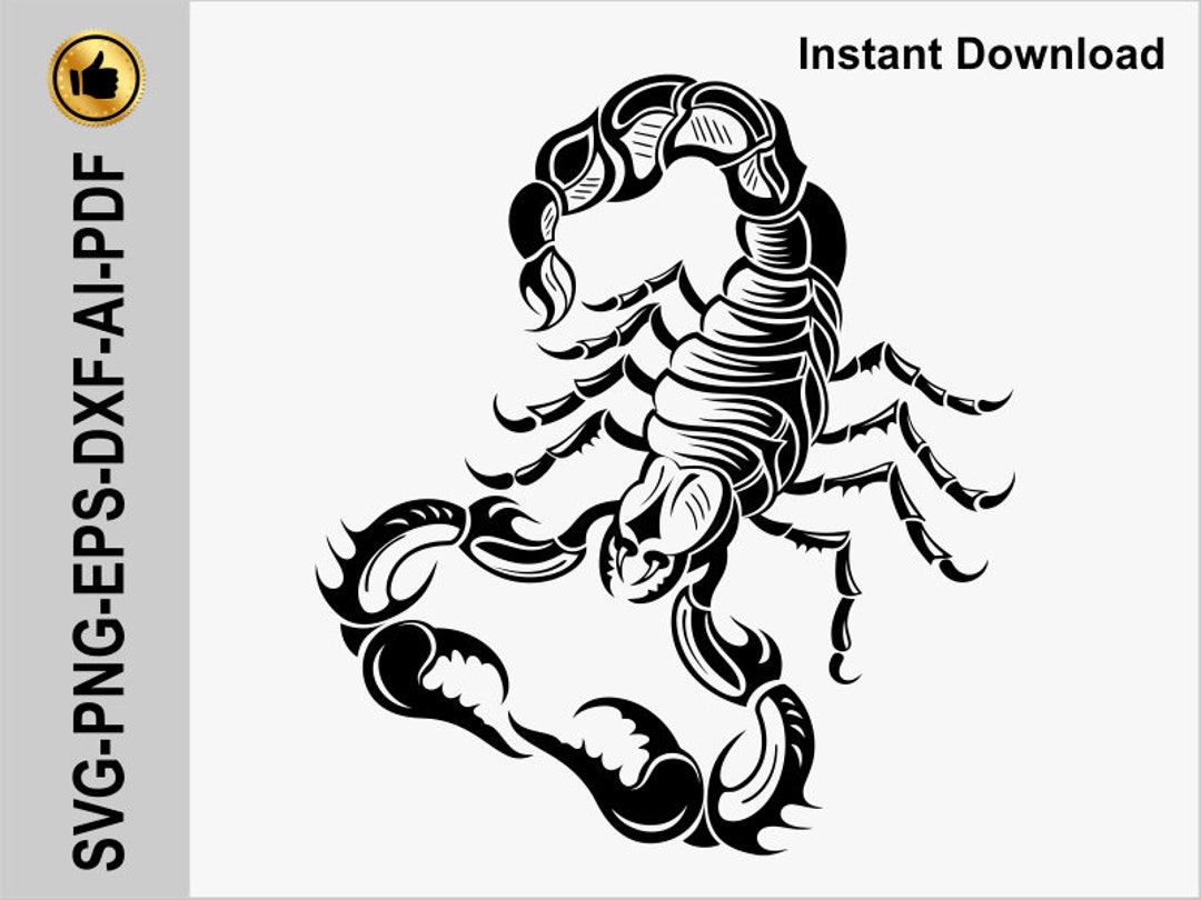 Scorpion SVG, Scorpion Clipart, Scorpion Files for Cricut, Scorpion Cut ...
