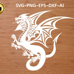 Dragon Design SVG Dragon SVG Dragon T-shirt Dragon Clipart Dragon Cut ...