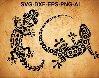 Lizard SVG Bundle, Lizard SVG, Lizard Clipart, Lizard Cut Files for ...