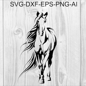 Pferd SVG #6 Pferd Clipart, Pferd Plotterdatei, Plotterdatei ...