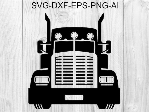 Semi Truck Front View