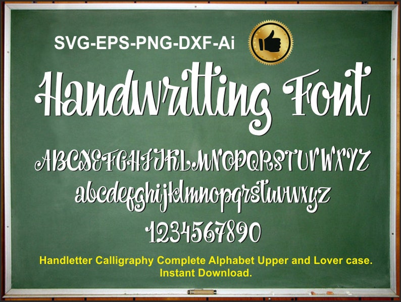 Alphabet SVG 2 Fonts Cutfile Calligraphy Font Svg - Etsy