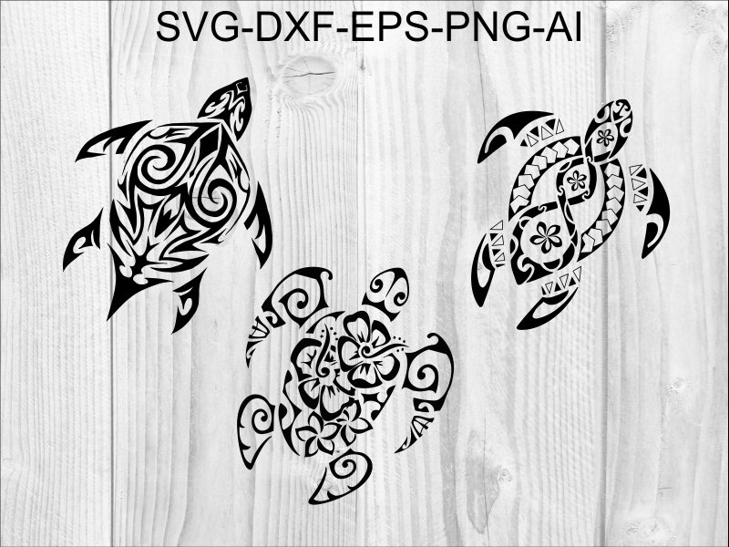Tribal Sea Turtle SVG 2 Turtle bundle Sea Turtle SVG Sea Turtle PNG ...
