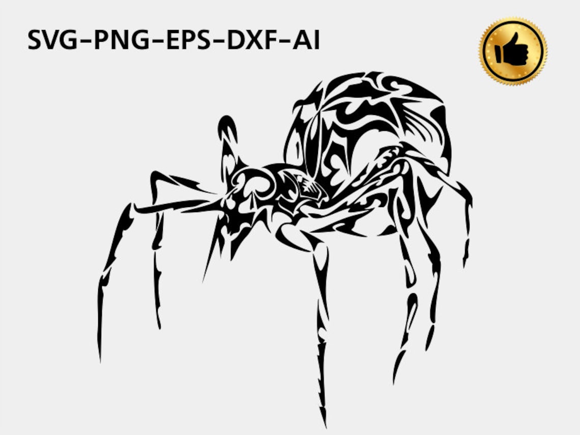 Spider SVG Spider T-shirt Spider Cricut Spider Tattoo Spider - Etsy