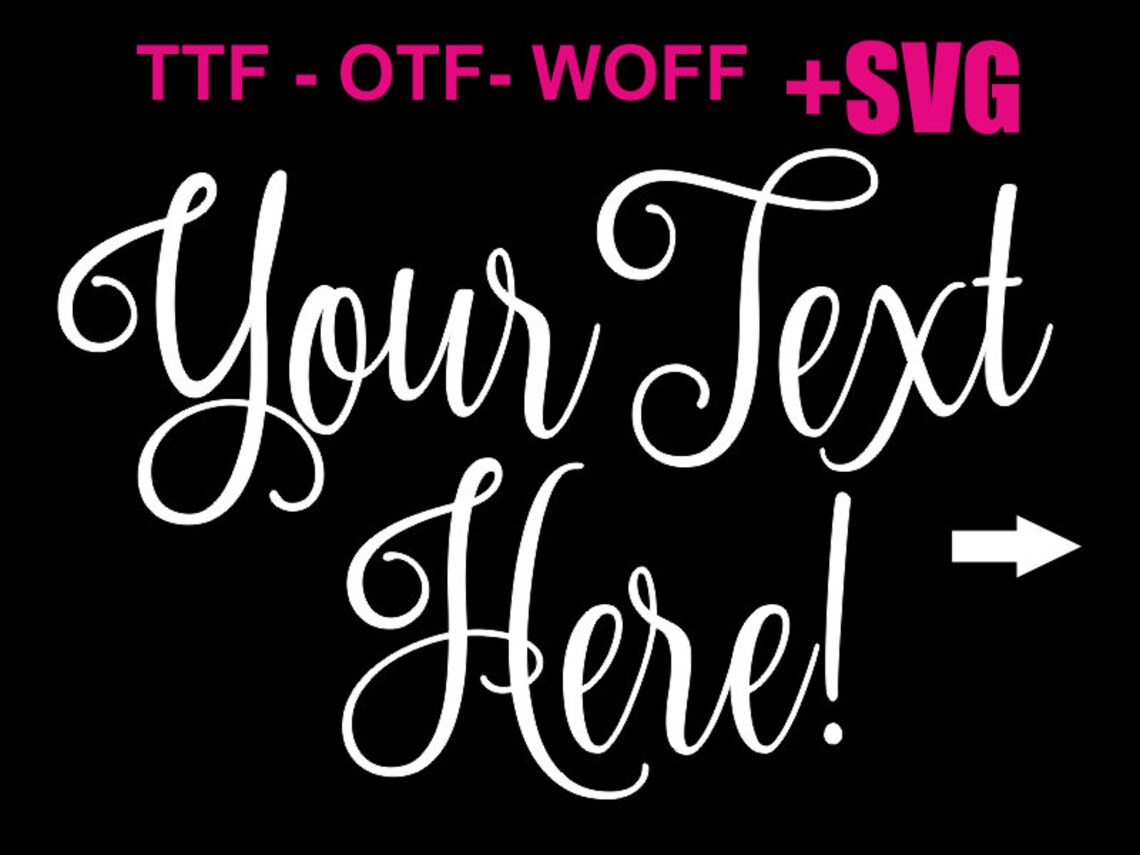 Alphabet SVG 4 Fonts Cutfile Calligraphy Font Svg - Etsy