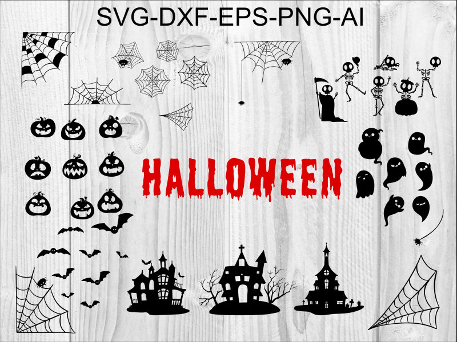 HALLOWEEN SVG #1 Bundle HALLOWEEN Clipart, Halloween Svg Cut Files for ...