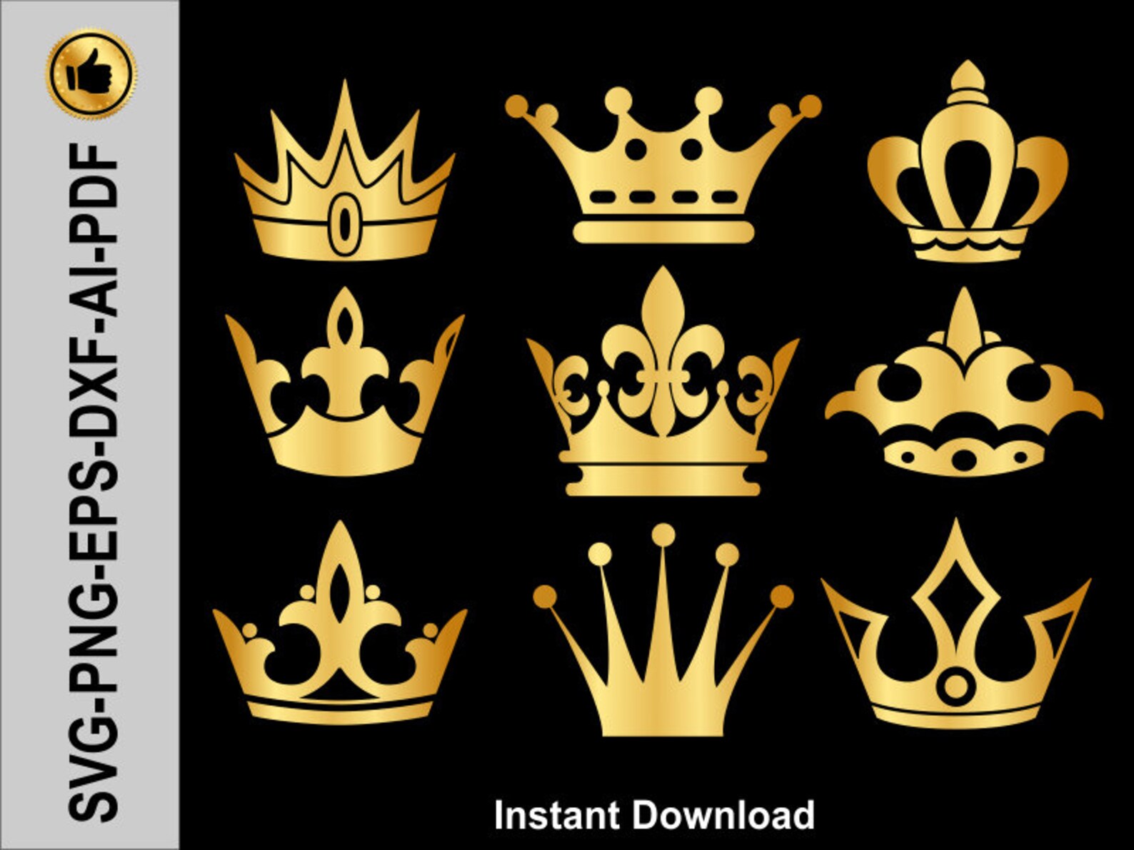 Crown SVG Bundle Royal Crown Svg File Crown Svg Bundle King Crown Svg ...