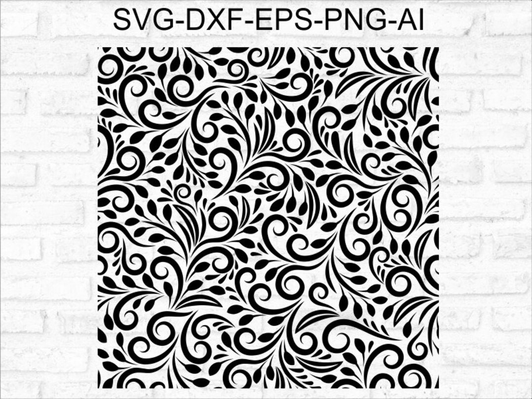 Pattern SVG #3, Floral Pattern Svg, Flower Pattern Svg, Pattern Eps ...