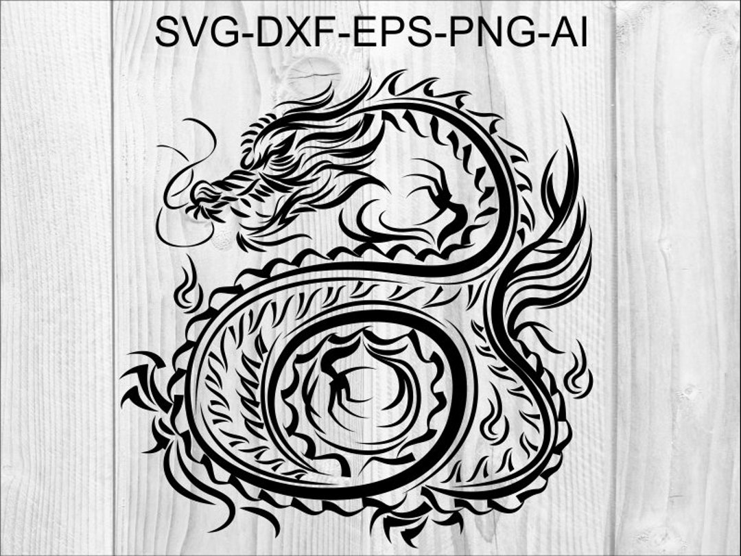 Dragon Design SVG #6 Dragon SVG Dragon T-shirt Dragon Clipart Dragon ...