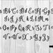 Alphabet SVG 4 Fonts Cutfile, Calligraphy Font Svg, Handwritten Script ...