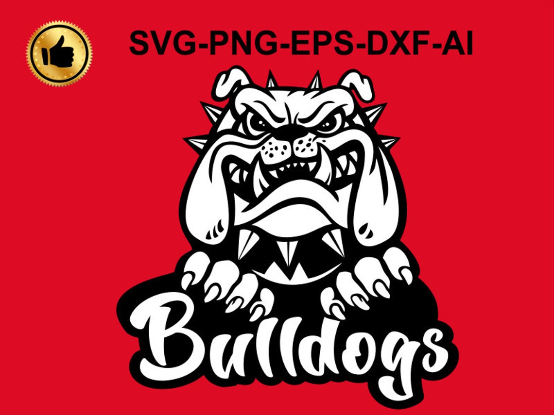 Bulldogs SVG 2 Bulldog SVG Bulldog Clipart Bulldog Cut Files - Etsy