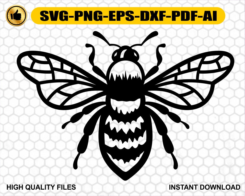 Bee SVG Honey Bee SVG Bumble Bee Svg Png Jpg Clip Art Cricut - Etsy UK