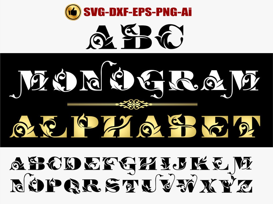 Flower Font SVG #2 Flower Alphabet Svg Floral Font Svg Floral Letters A ...
